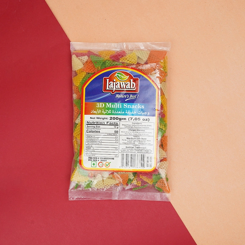 Lajawab 3D Triangle Shape Snacks – Max Baba
